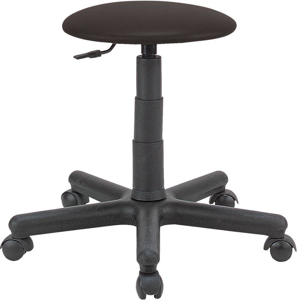 Taboret obrotowy na kółkach z regulacją wysokości | Praxer.pl