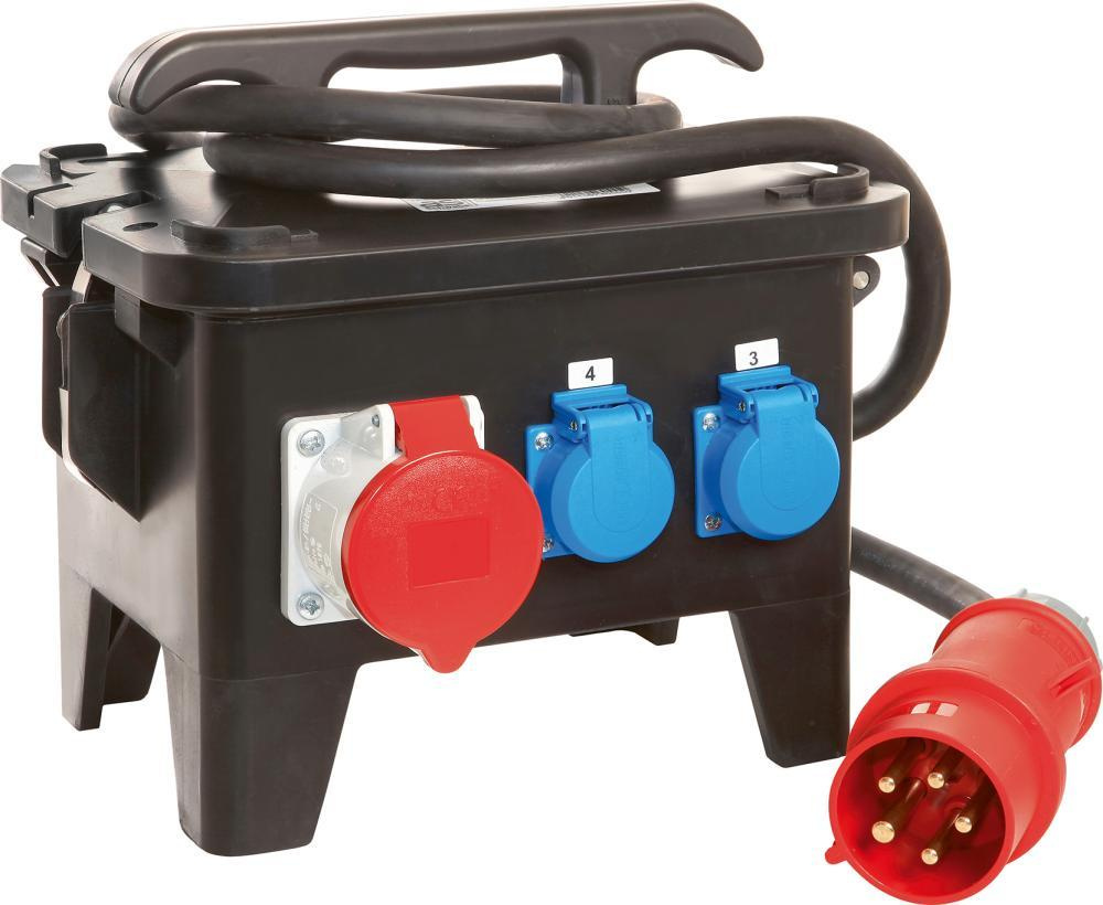 Rozdzielacz prądu na placu budowy M4 400V | Praxer.pl